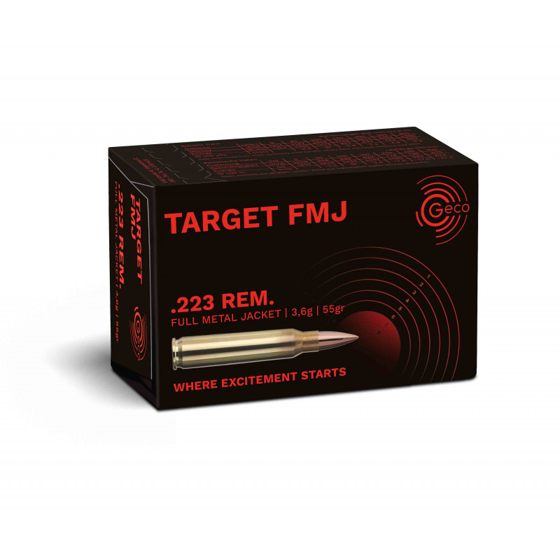 Geco Büchsenpatronen .223 Rem. Target VM 3,6g, 39,00